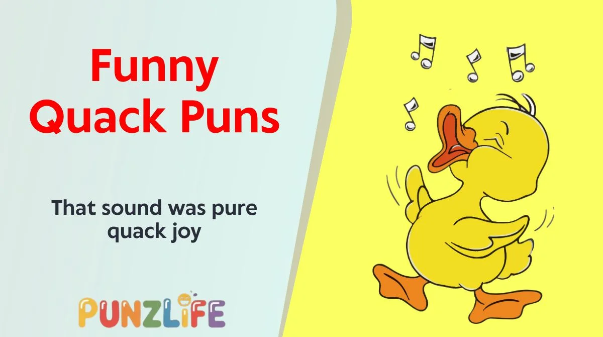 144+ Funny Quack Puns to Make You Snort-Laugh(Updated 2k26) 🦆🤣